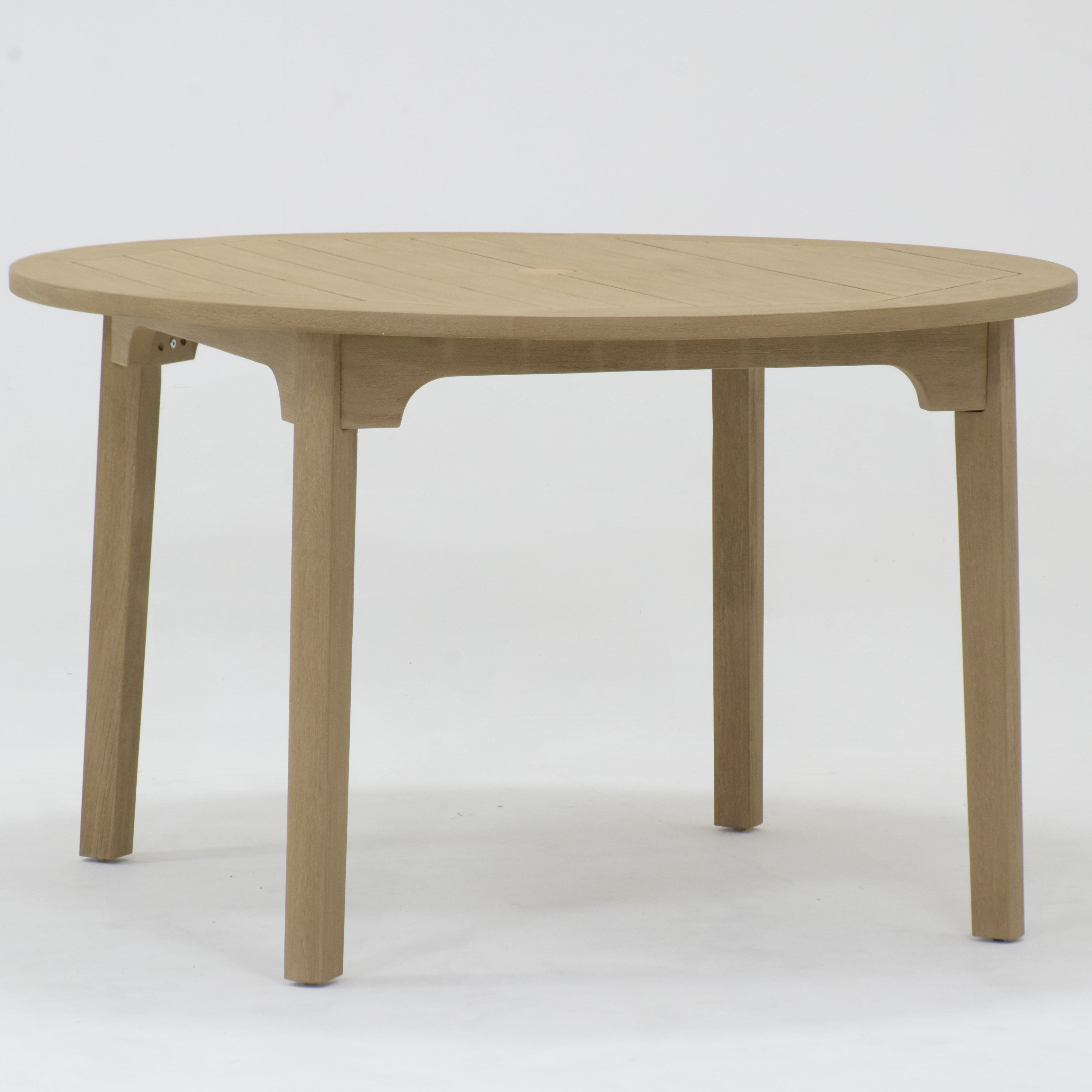 Ibiza Round Teak Dining Table – Denbigh Rowe